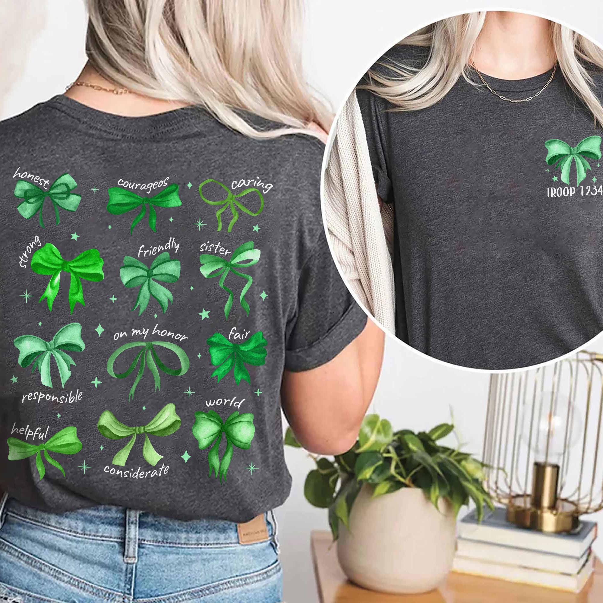 Custom Scout Troop Bow Shirt, Personalized Troop Shirts, Scout Team ...