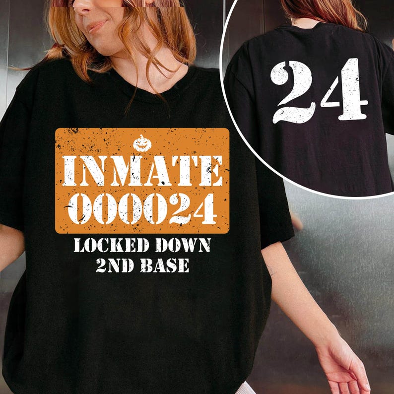 Custom Softball Inmate Halloween Shirts, Matching Halloween Sports Team ...