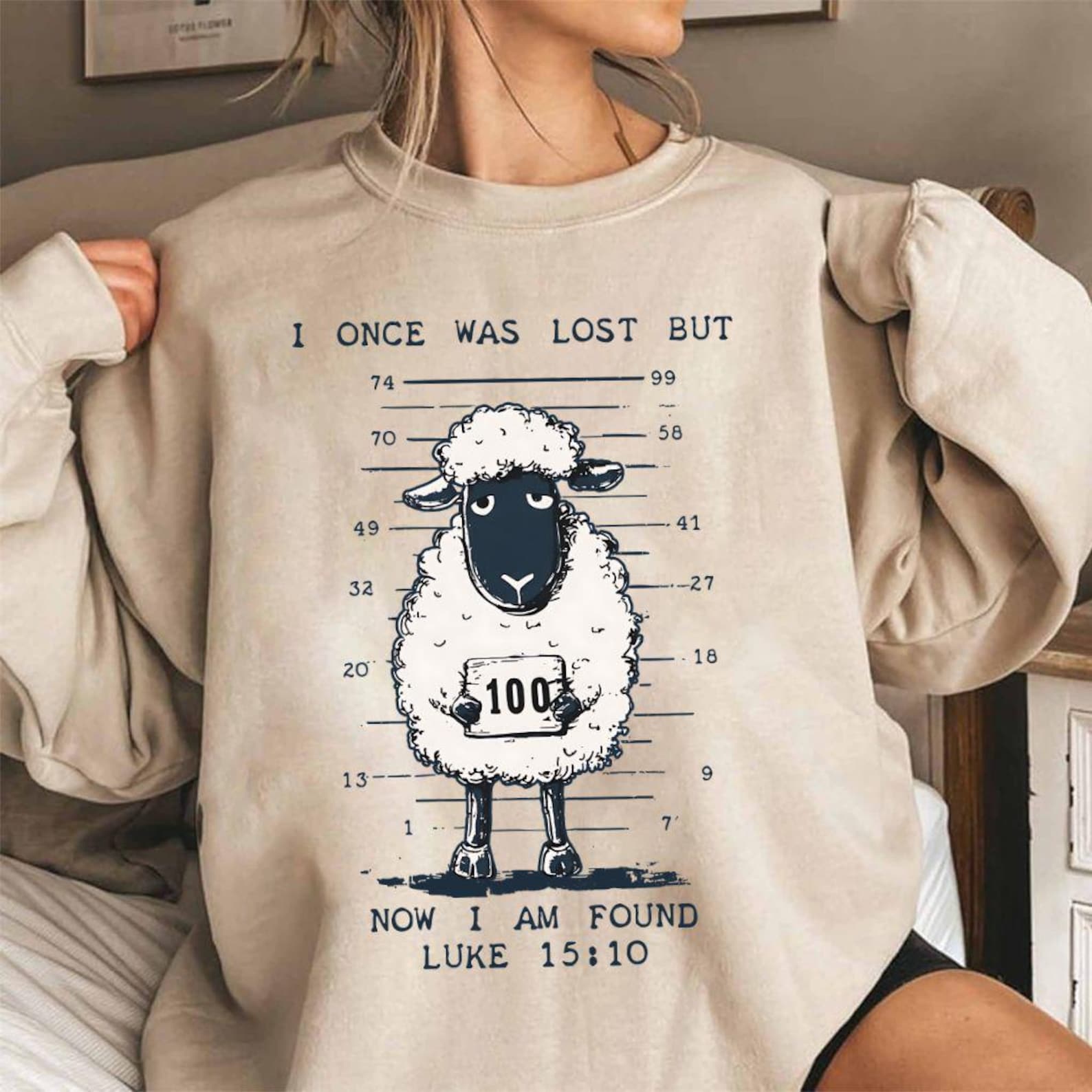I Once Was Lost but Now I Am Found Shirt, Luke 15:10 Bible Verse Tee ...