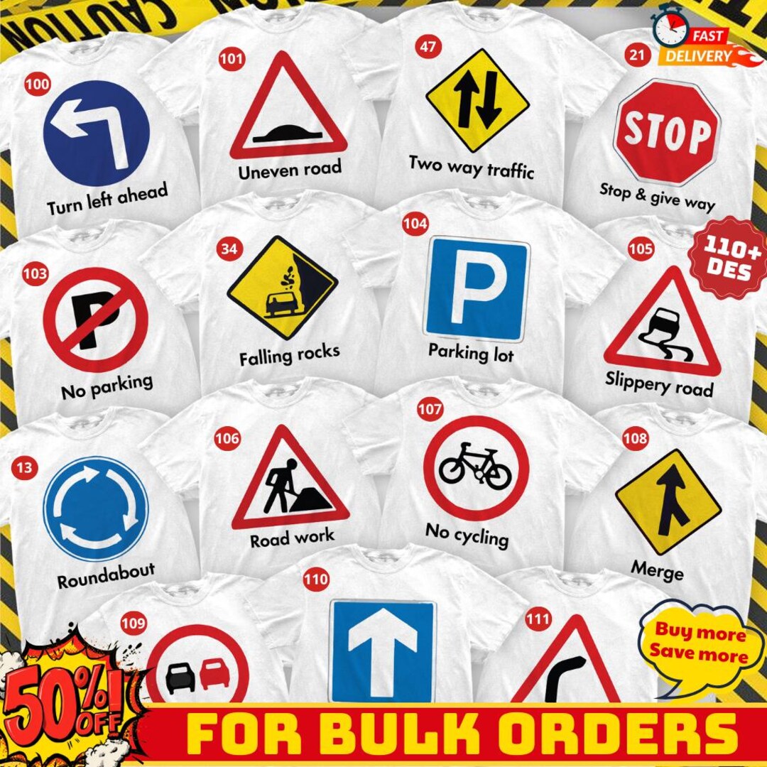 Traffic Signs Team Halloween Costume Shirts, Traffic Signs Costume ...
