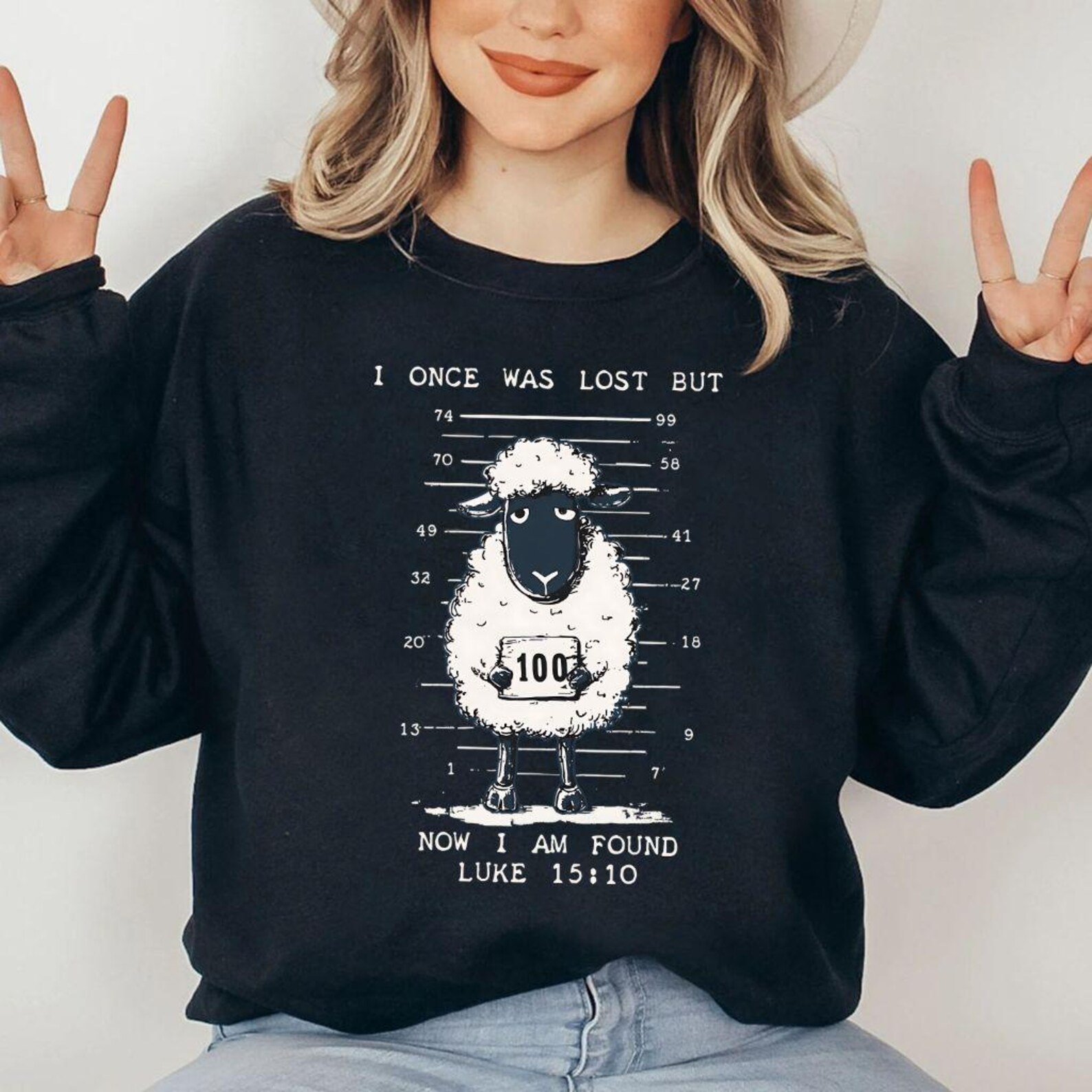 I Once Was Lost but Now I Am Found Shirt, Luke 15:10 Bible Verse Tee ...