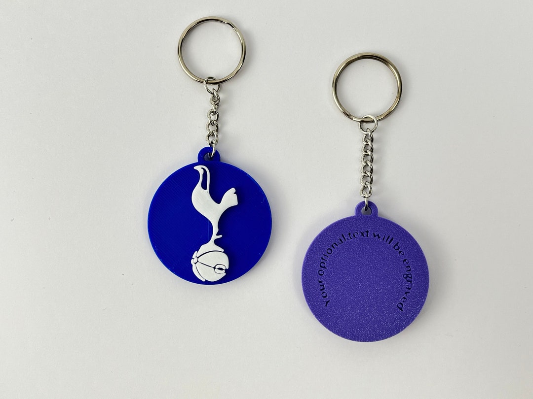 Tottenham Hotspur FC Cockerel Keychain 3d Printed, Spurs Keyring ...
