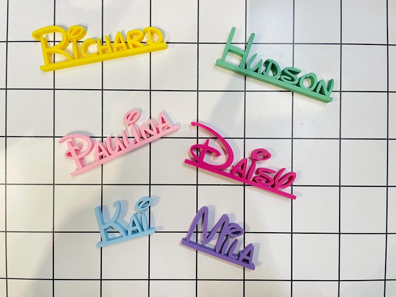 Disney Inspired, Personalised Desk Name Sign, Disney Desk Name Plaque ...