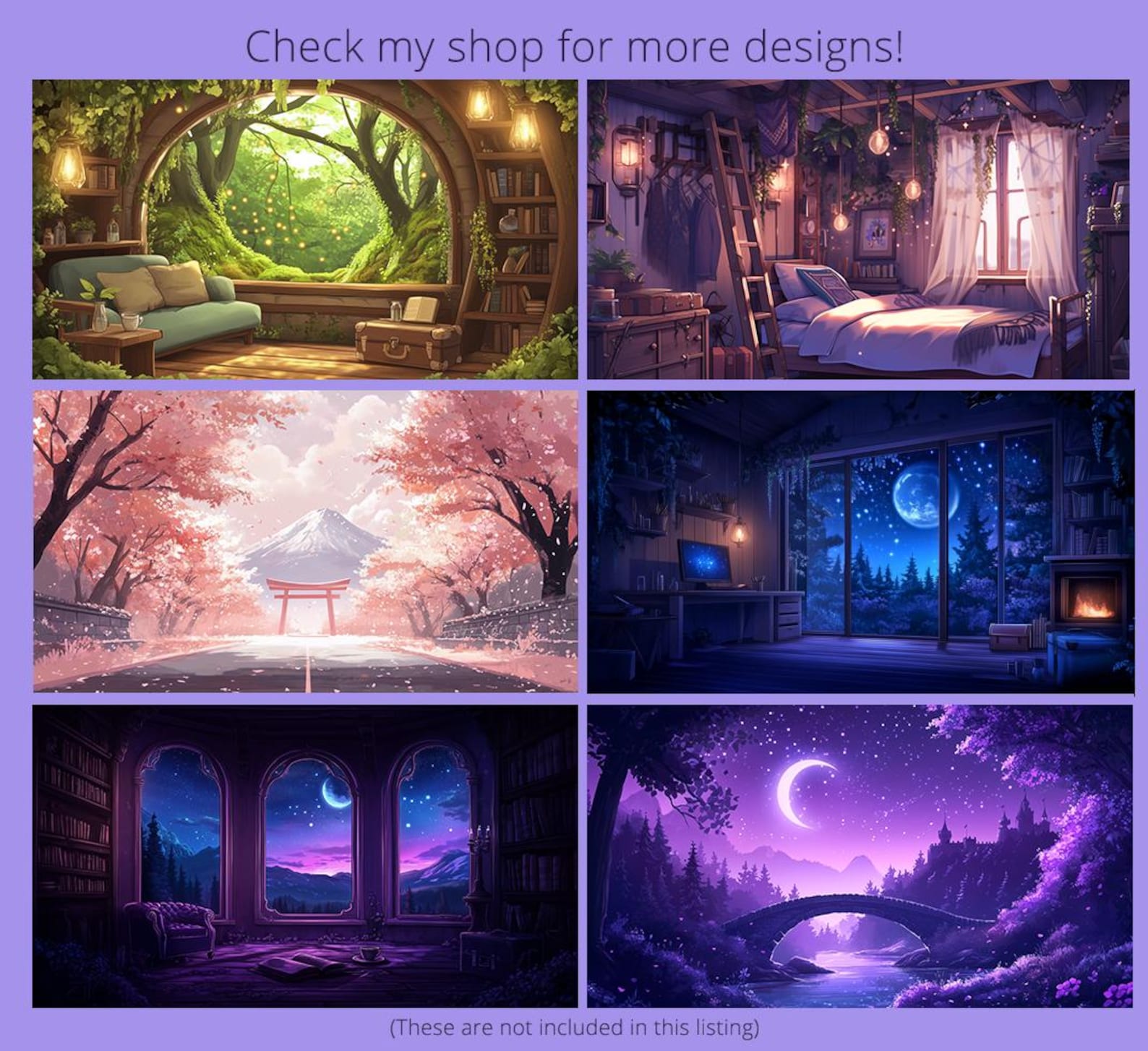 Cozy Treehouse Animated Stream Background | Cottage Twitch Intro ...