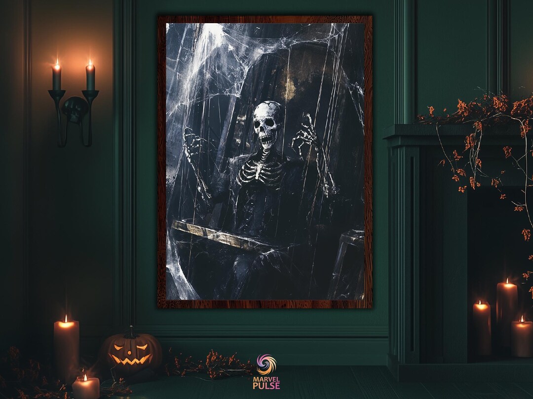 Dark Fantasy Haunted Marionette Halloween Wall Art Printable Spooky ...