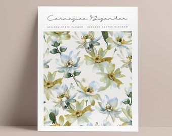 Arizona State Flower Digital Art Print | State Flower Art Print ...