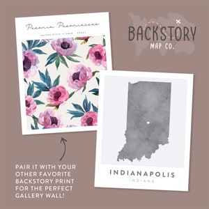 Indianapolis, Indiana Map Poster - Etsy