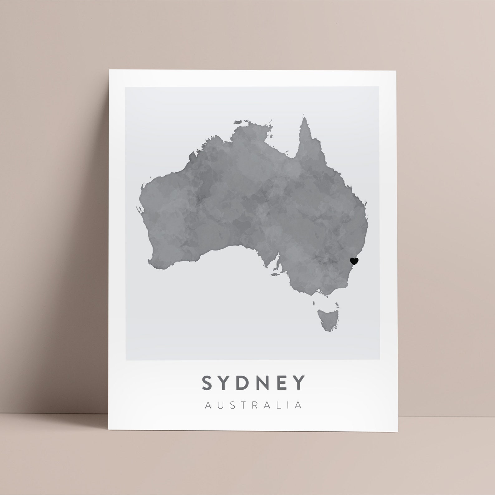 Sydney, Australia Map Poster - Etsy