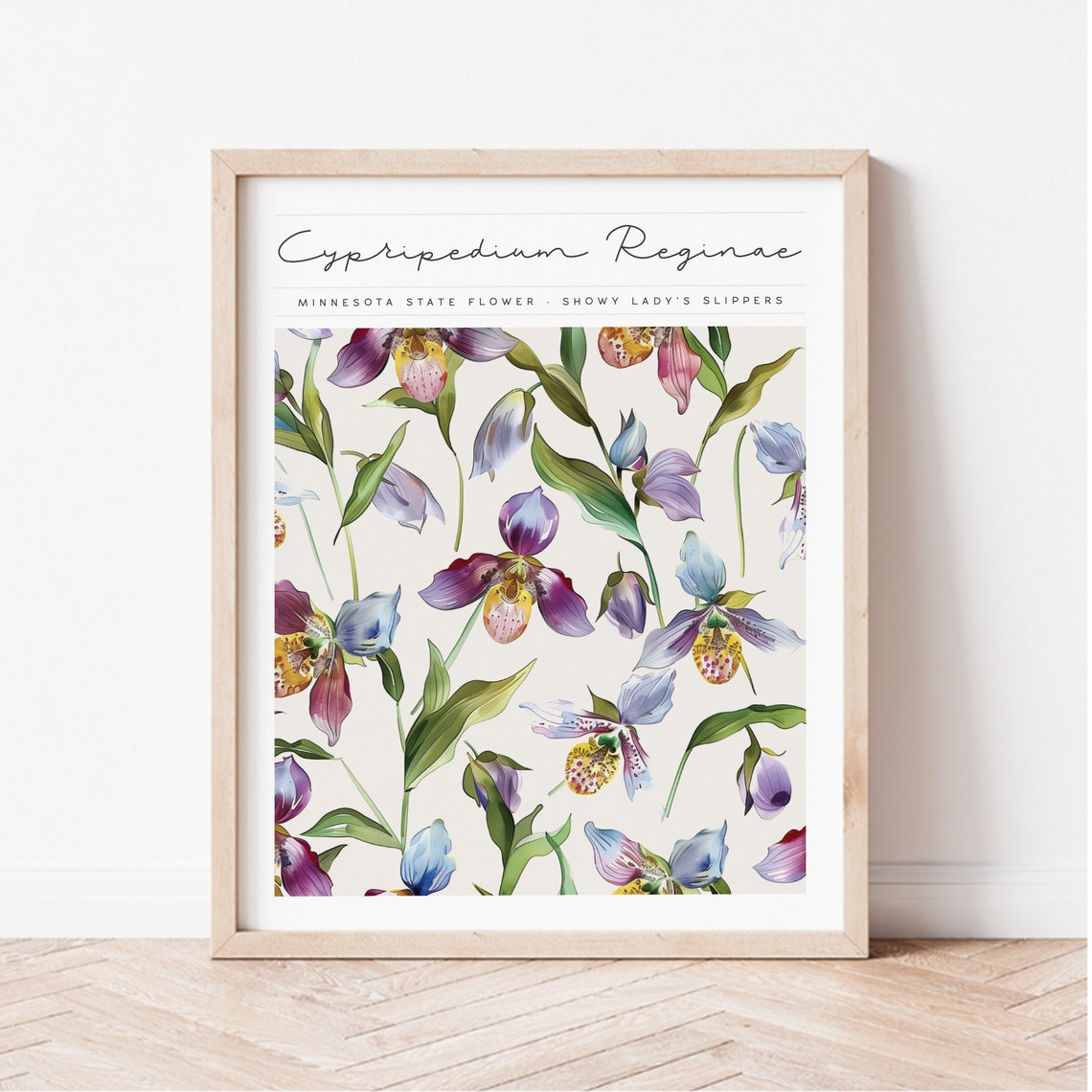 Minnesota State Flower Art - Etsy