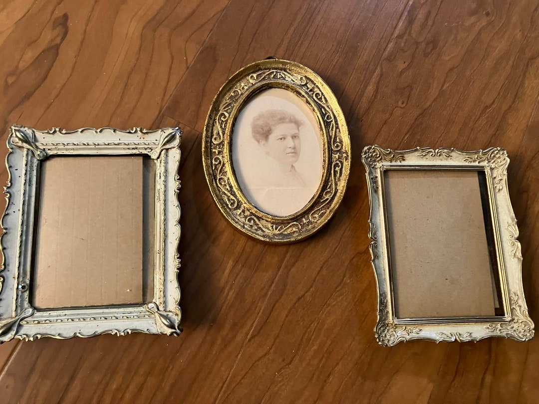 3 Vintage Antique Picture Frames, 2 Beveled, 1 Italian Gold. - Etsy