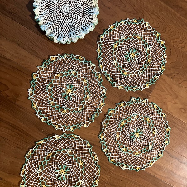 Colored Doilies - Etsy