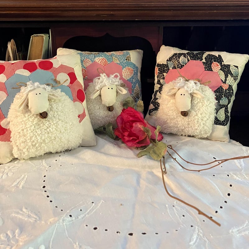 Lamb Pillow - Etsy