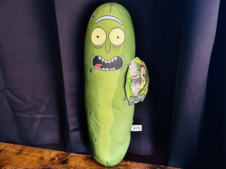 Rick and Morty pickle Rick Plush Toy Official Adult Swim Merchandise - Etsy