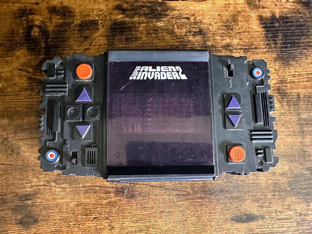 Vintage 1980s Super Alien Invader 2 Handheld Electronic Game Working ...