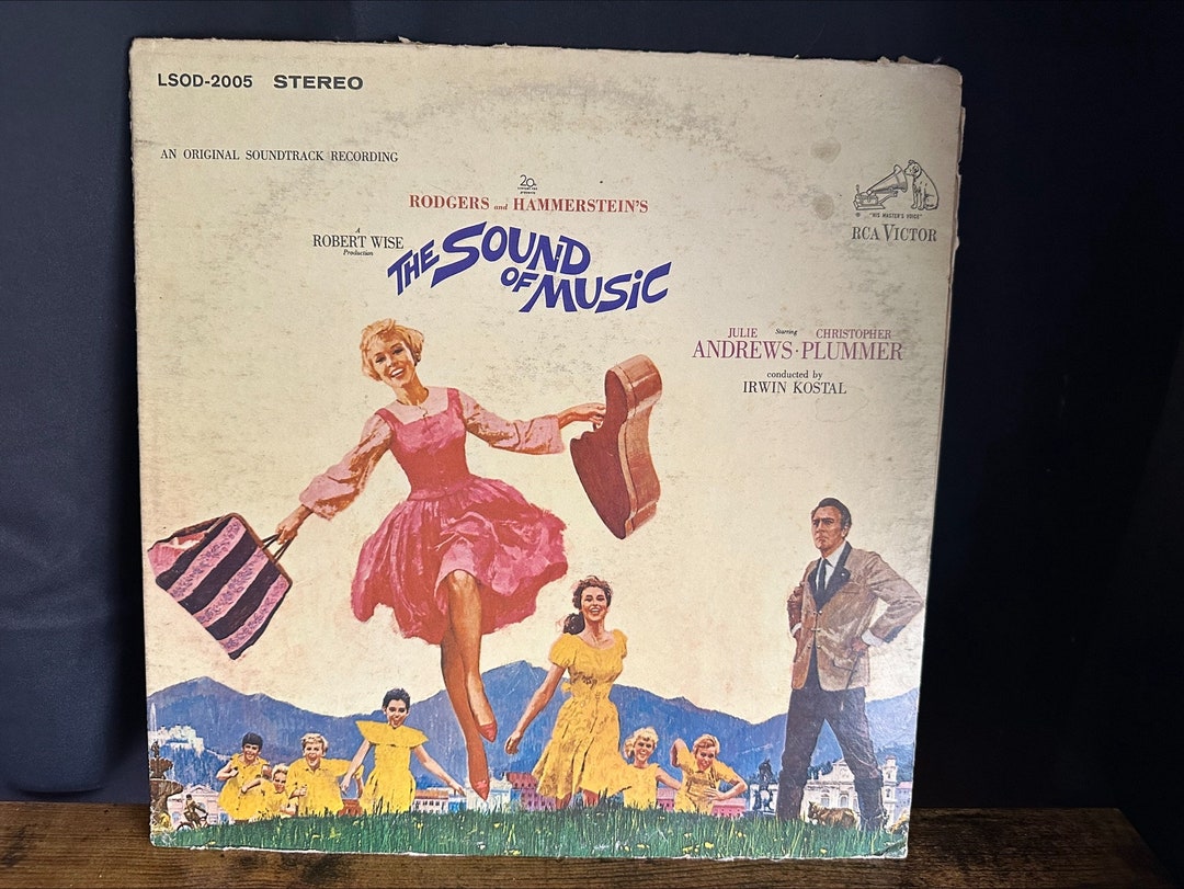 Vintage 1965 The Sound Of Music Original Soundtrack Vinyl Record Rca