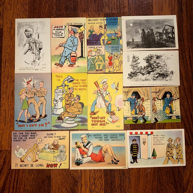 Comic Postcards - Etsy