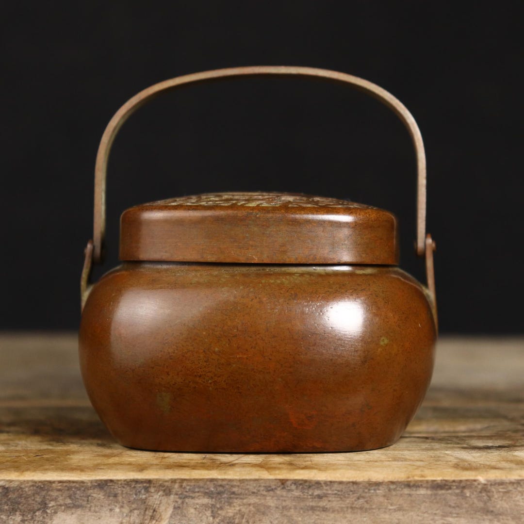 Chinese Antiques Pure Copper Hand Warmer and Incense Burner - Etsy