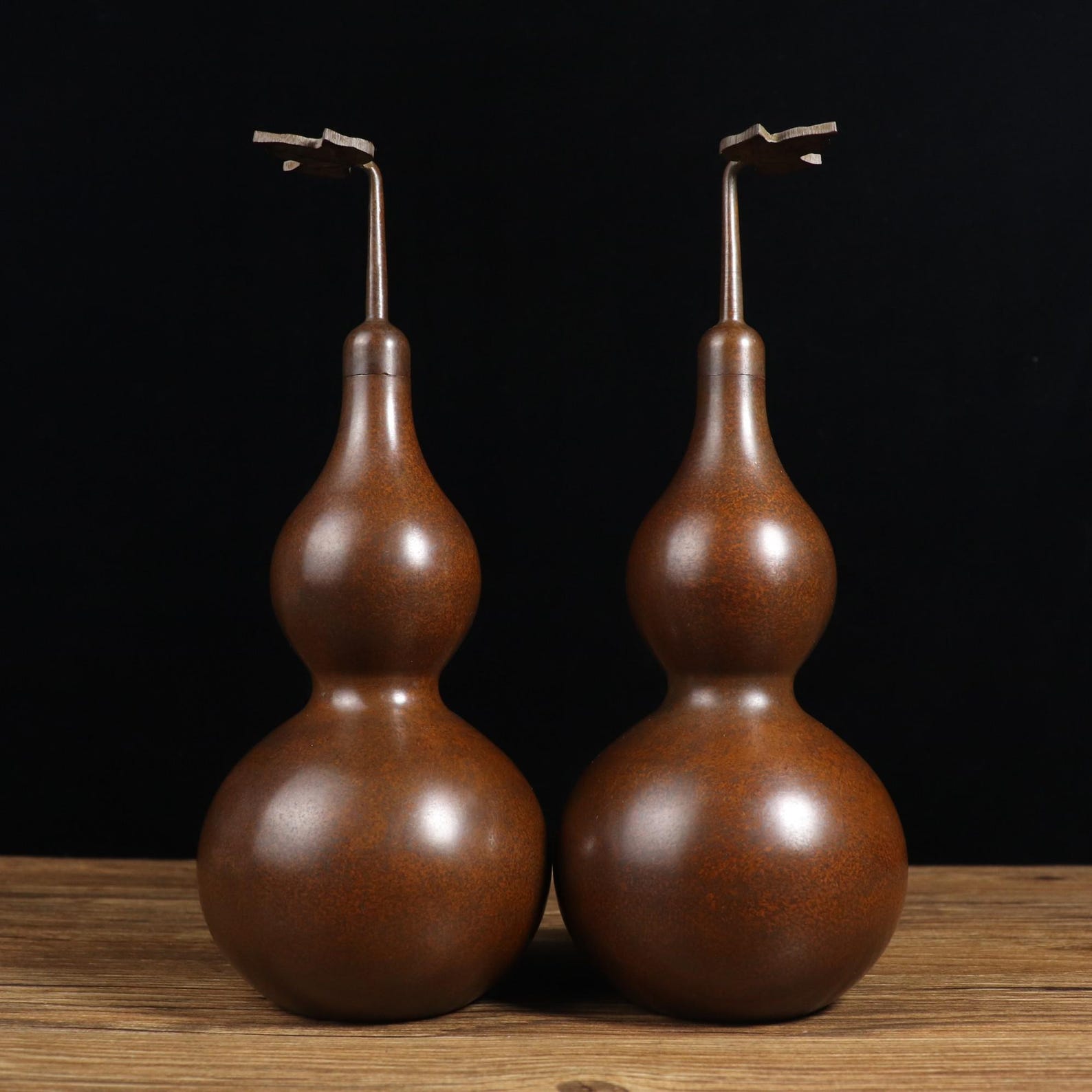 Brass Feng Shui Gourds: Bagua Yin Yang Symbol - Good Luck Decor - Etsy