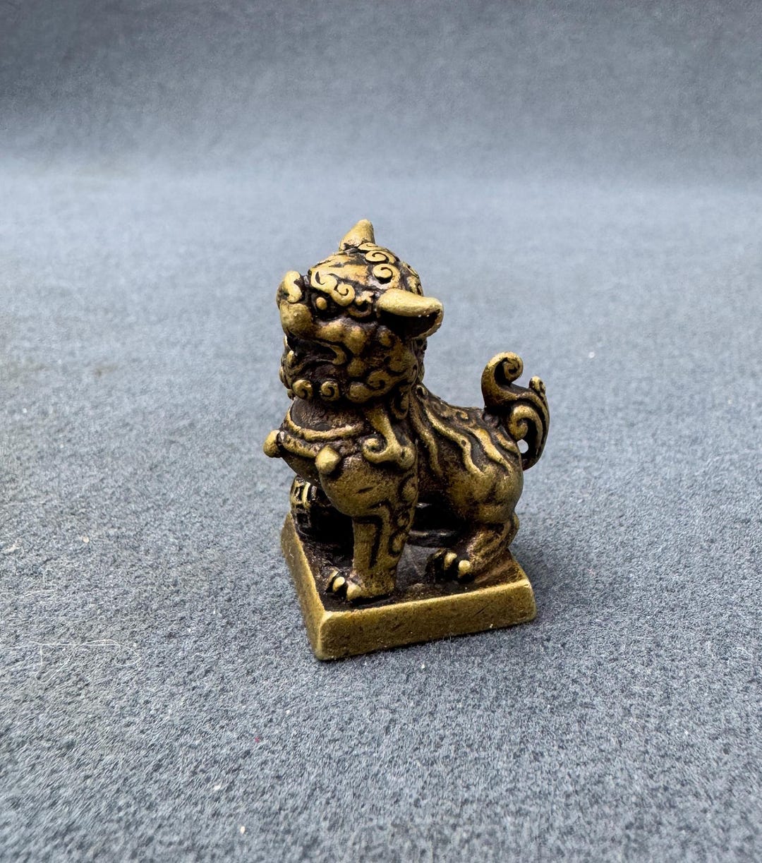 Chinese Old Bronze Talisman Beast Statue Collection Artwork - Etsy