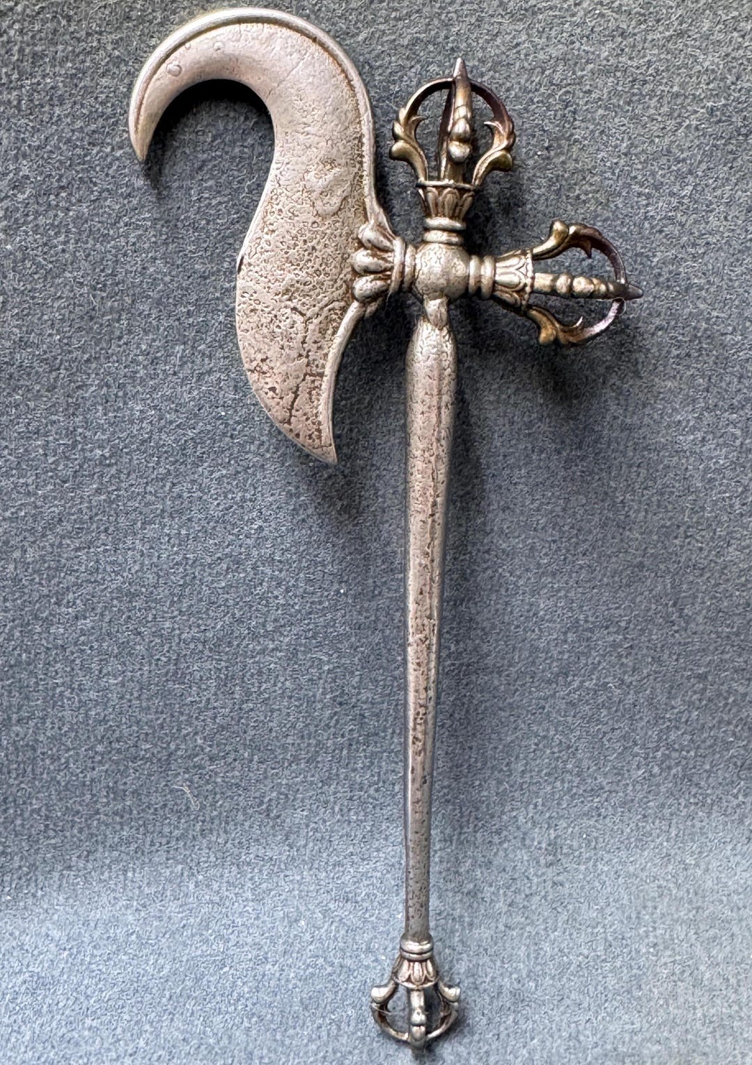 Vintage Tibetan Vajra Axe Kartika | Antique Style Buddhist Ritual ...