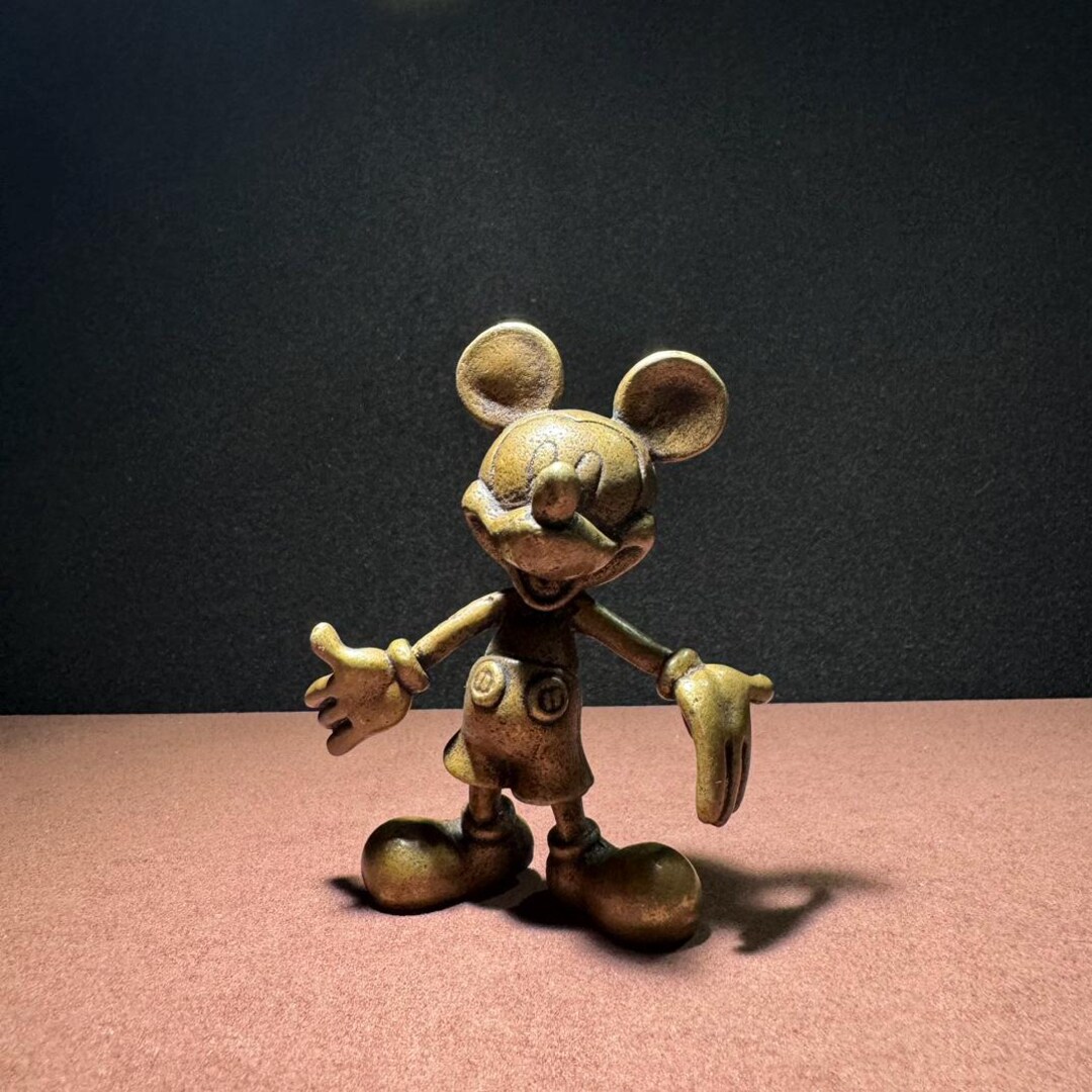 Chinese Antique Copper Mickey Mouse Statue Small Decorative Items - Etsy
