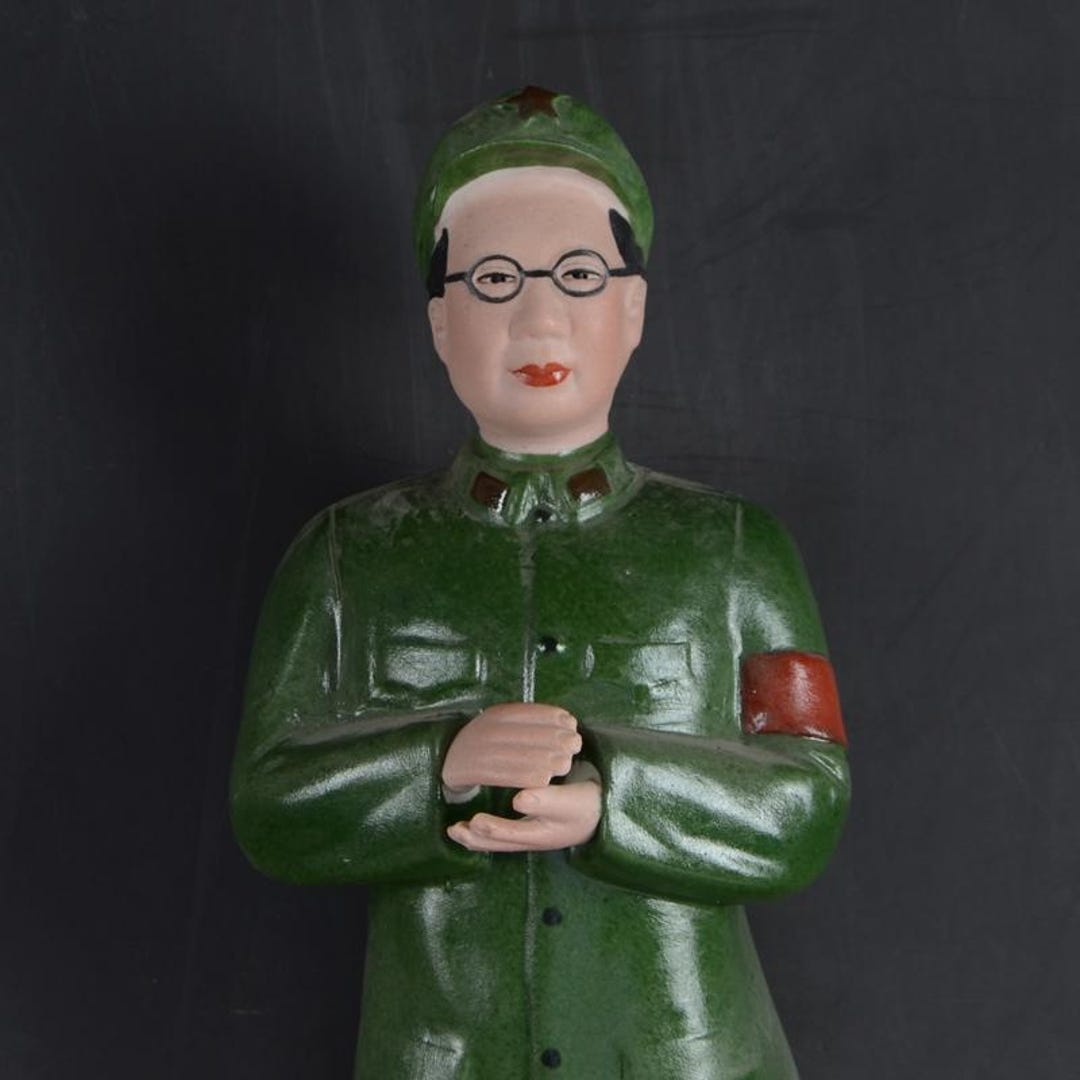 Chinese Art Collection Porcelain Jiang Statue - Etsy