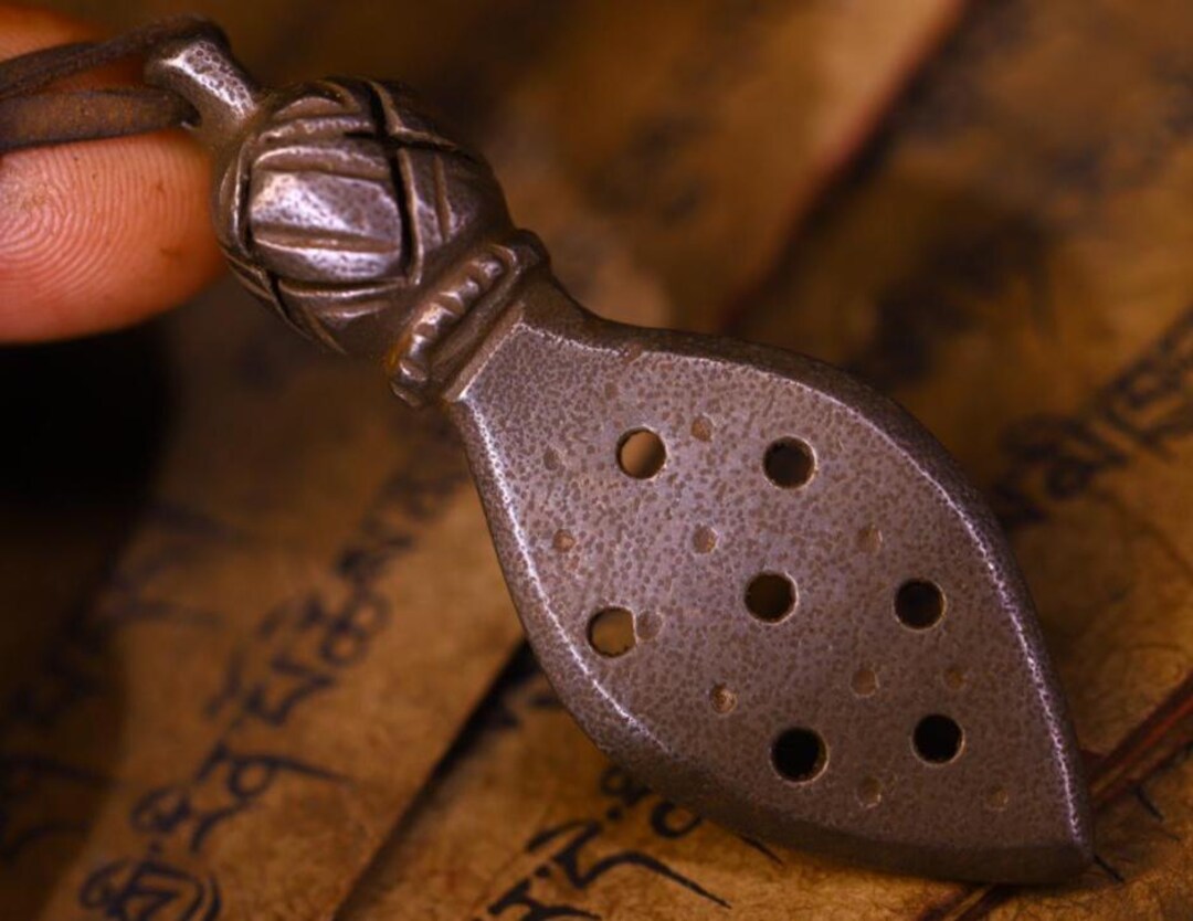 Antique Tibetan Meteorite Iron Amulet • Hand-forged Shamanic Charm - Etsy