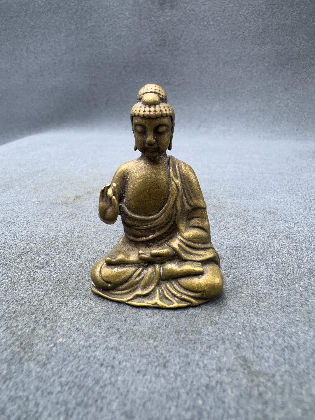 Chinese Buddhism Bronze Seated Buddha Statue Collection Art From Tibet ...