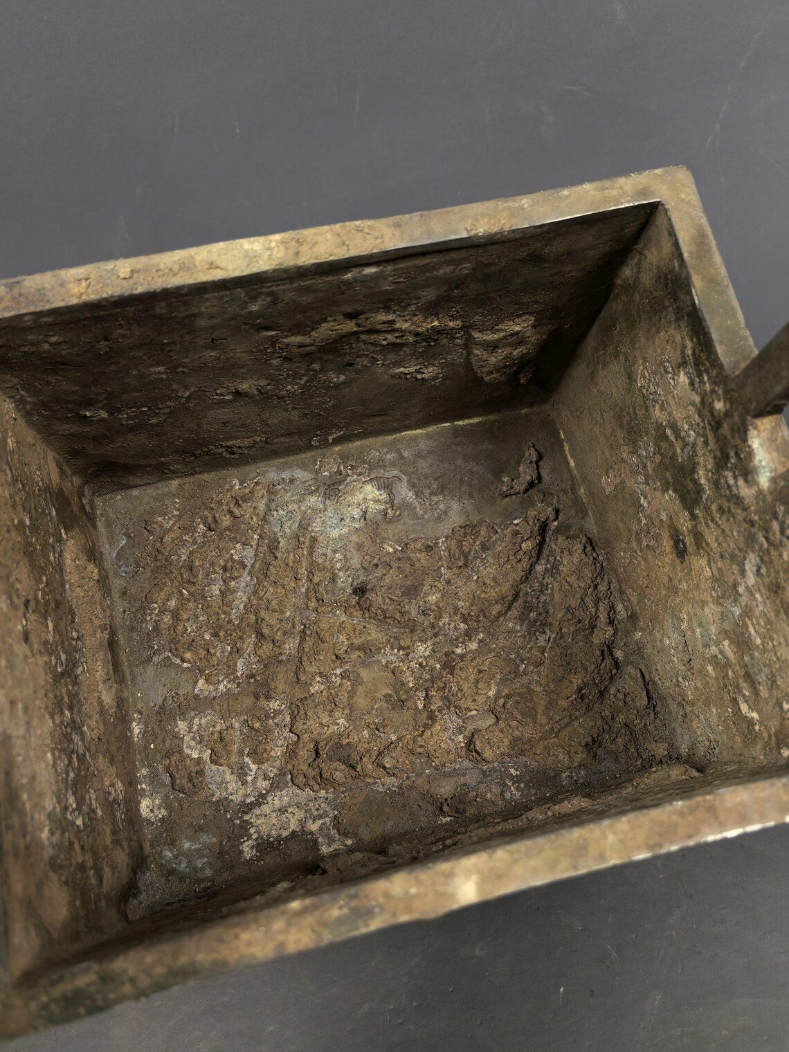 Ancient Chinese Bronze Ding Vessel | Beast Mask Motif Ritual Tripod - Etsy