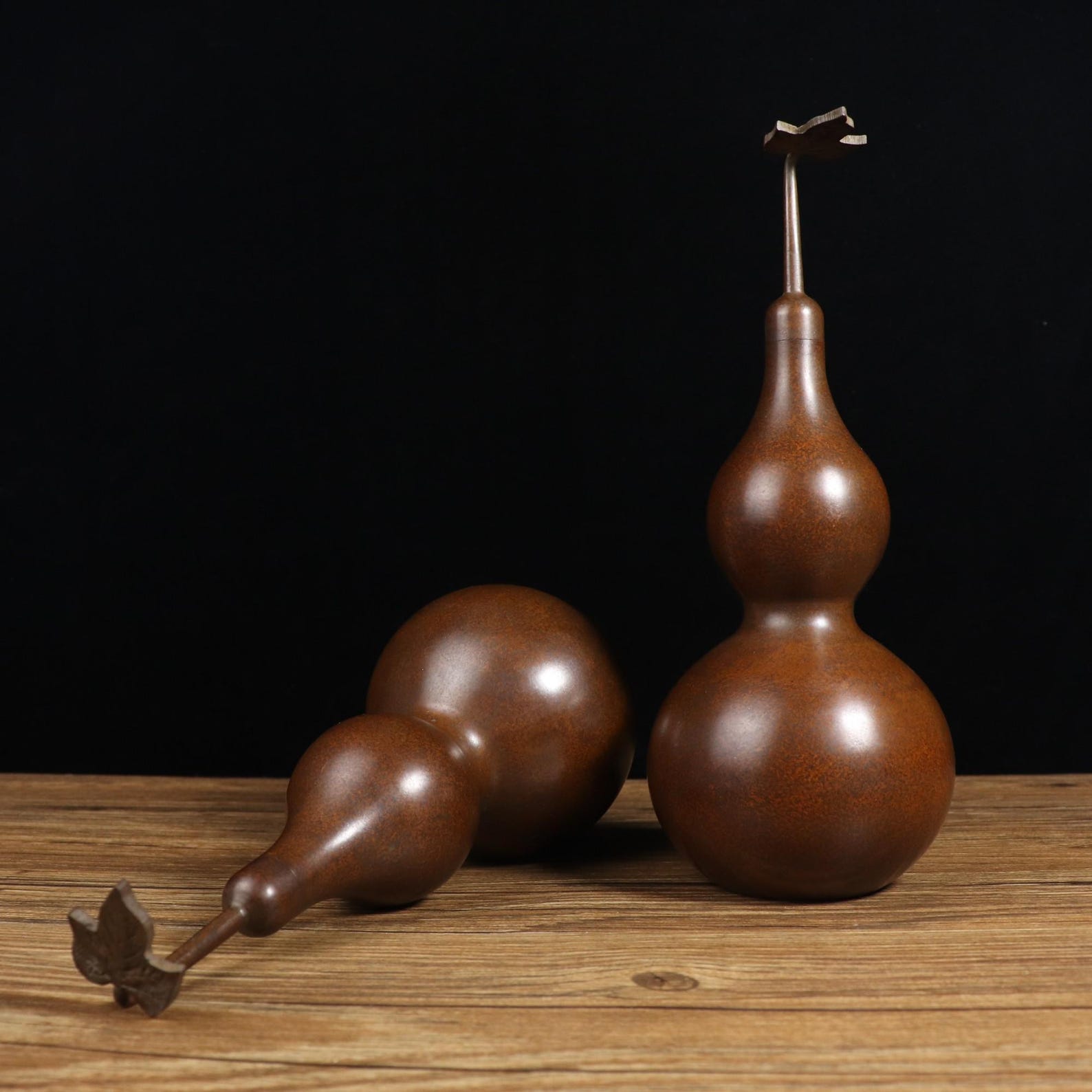Brass Feng Shui Gourds: Bagua Yin Yang Symbol - Good Luck Decor - Etsy