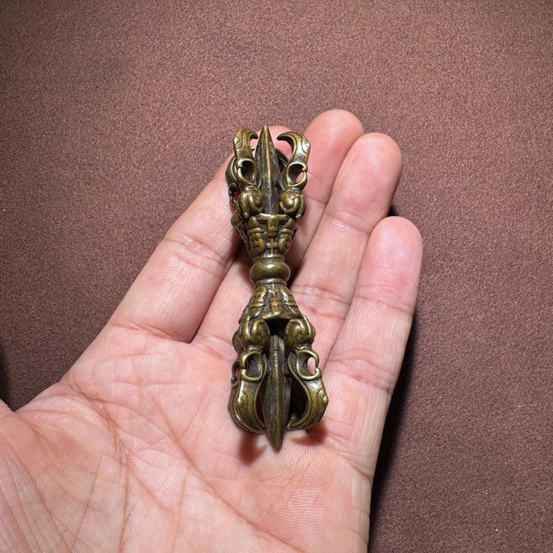 Tibetan Buddhism Copper Vajra Dorje Phurpa Exorcism Faqi - Etsy