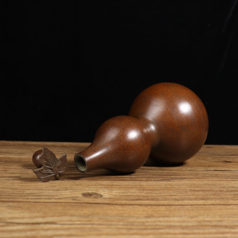Brass Feng Shui Gourds: Bagua Yin Yang Symbol - Good Luck Decor - Etsy