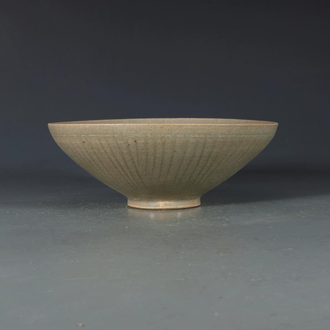 Antique Chinese Yue Kiln Celadon Zhadou Bowl | Classic Green Glaze Bowl ...