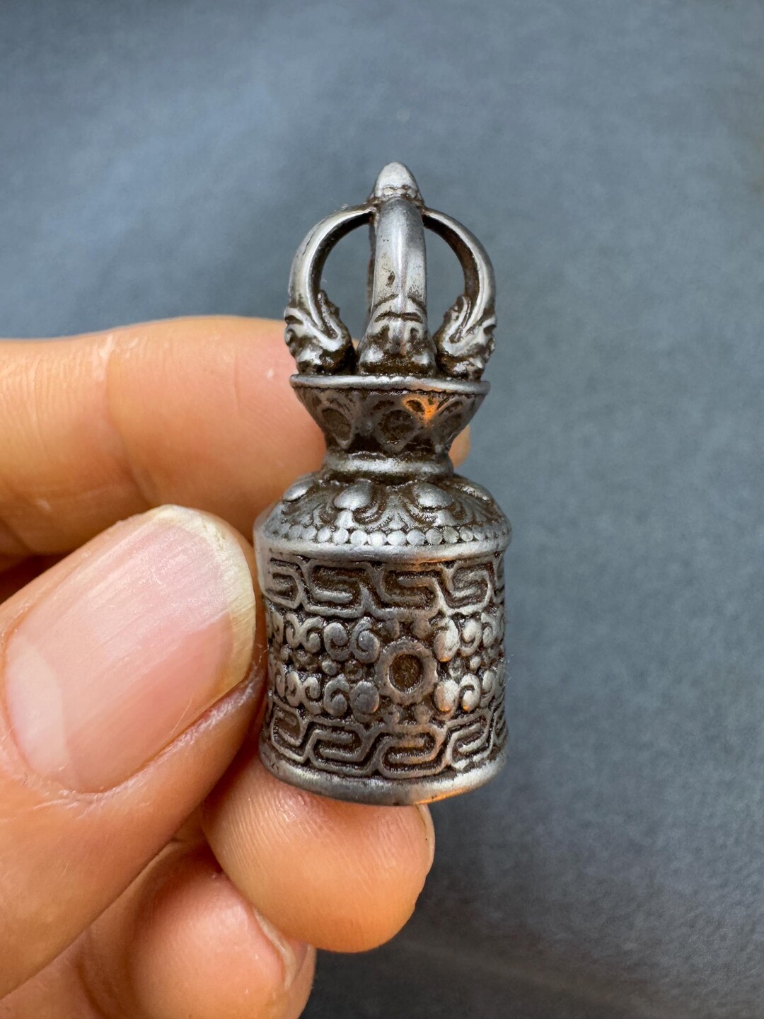 Antique Tibetan Meteorite Iron Vajrayana Ritual Item, Vajra Scepter ...