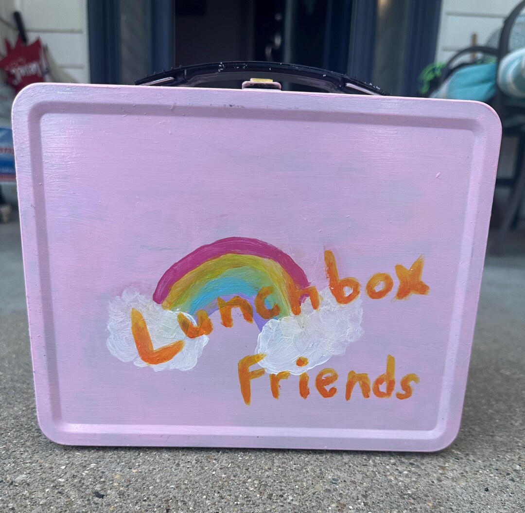 K-12 Inspired Hand Painted Lunch Box - Etsy