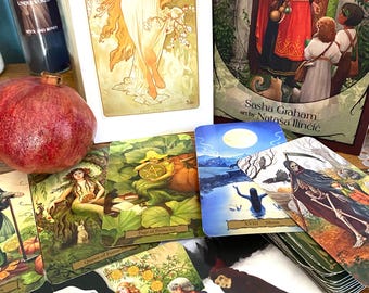 Persephone Oracle Deck Tarot Cards Goddess Oracle Witchy Gift Shadow ...