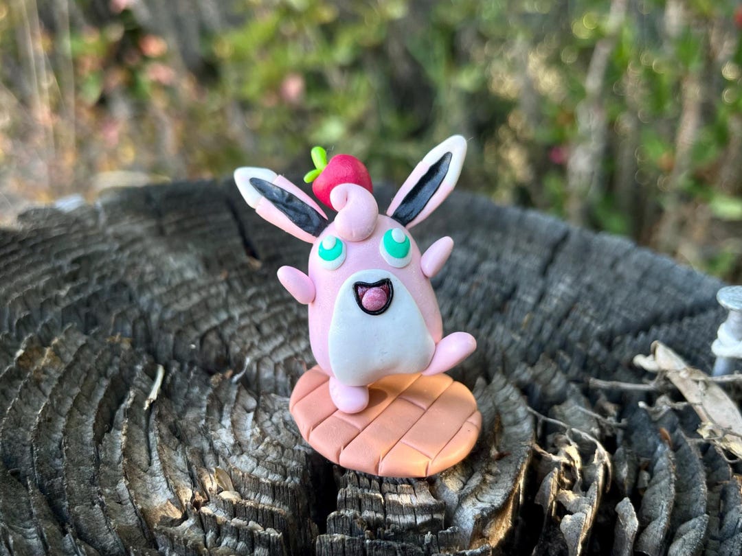 PMD | Guildmaster Wigglytuff and Perfect Apple Polymer Clay Sculpture ...