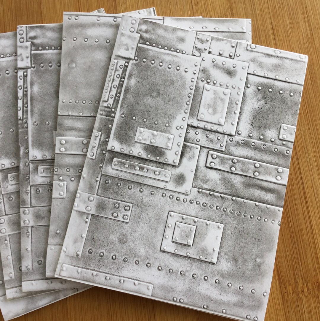 Set of 5 Embossed 3 Dimensional Cards - Etsy