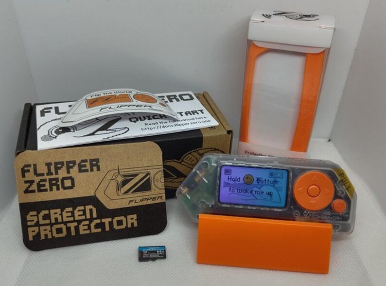 Flipper Zero Transparent Edition With RGB Modded Backlight 64GB Sandisk ...