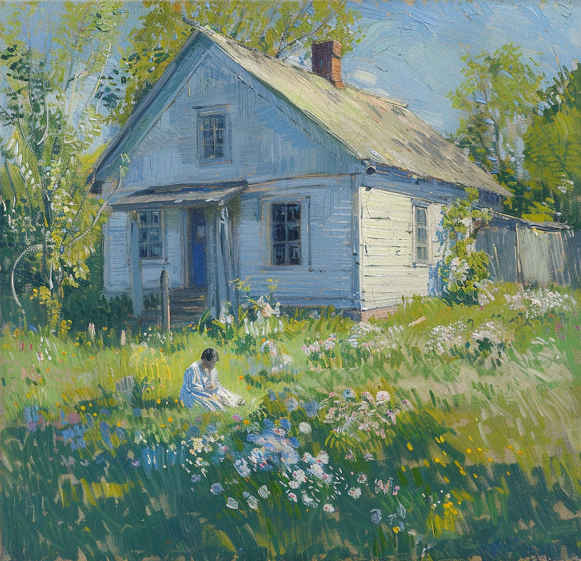 House Oil Painting, Turn Home Into Art, Custom Oil Painting on Canvas ...