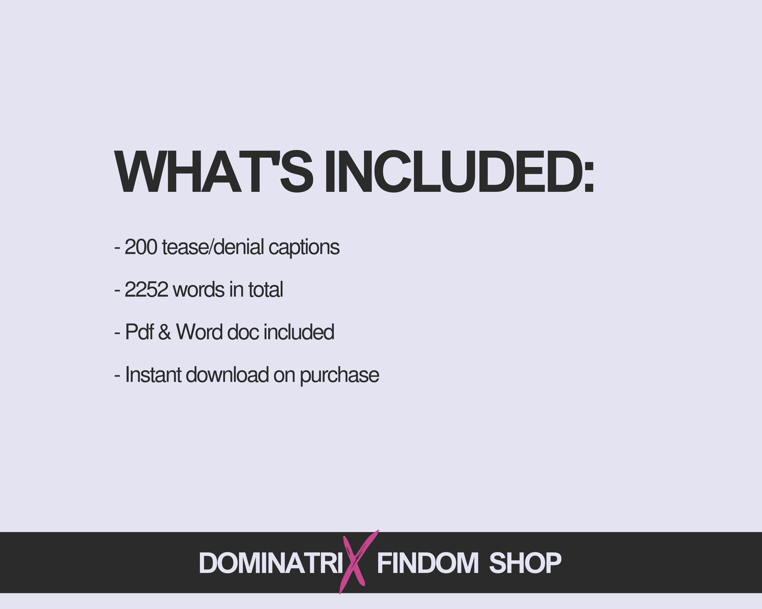 200 Tease and Denial Captions Bundle, Seductive and Tortmenting Phrases for Building ...