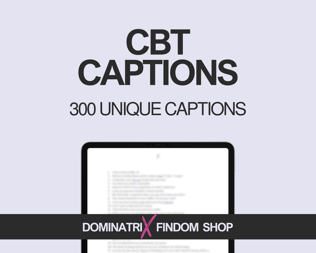 300 CBT Captions Bundle, Intense and Dominating Phrases for Cock and Ball Torture, Perfect for ...