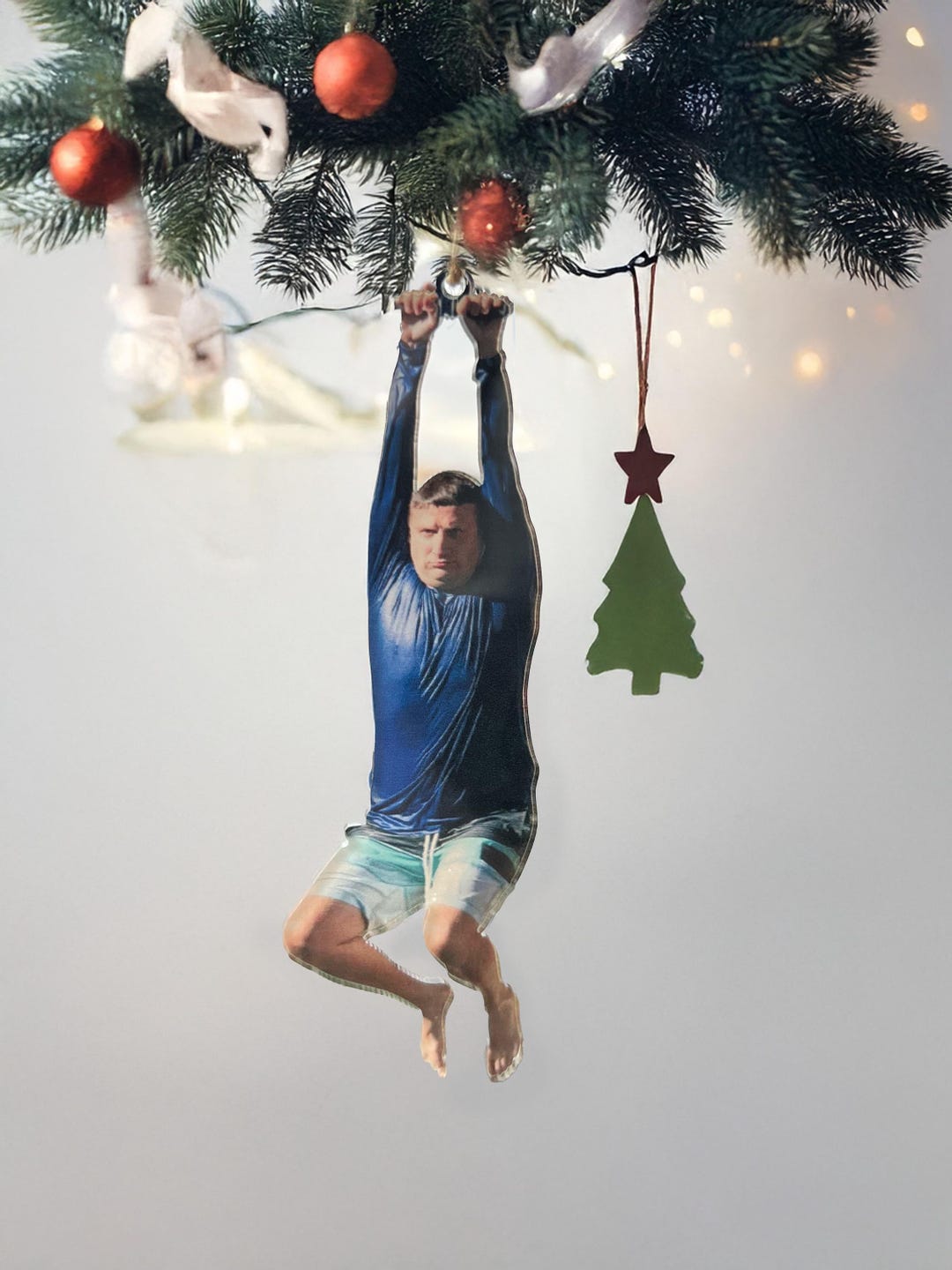 Tim Robinson Zipline Meme Christmas Ornament - I Think You Should Leave ...