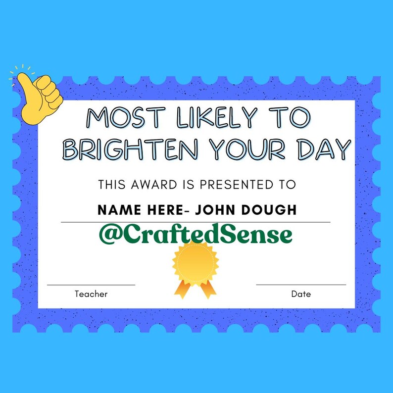 Editable Teacher Most Likely to Awards PDF | Funny Teacher Superlatives ...