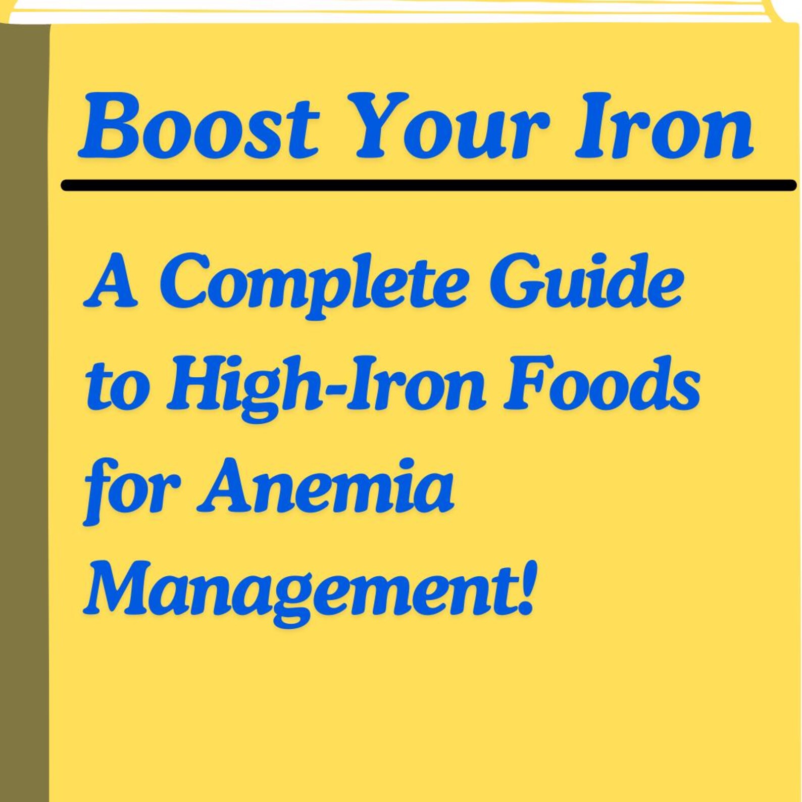 High Iron Food List for Anemia, Grocery List & Anaemics Checklist, Easy ...