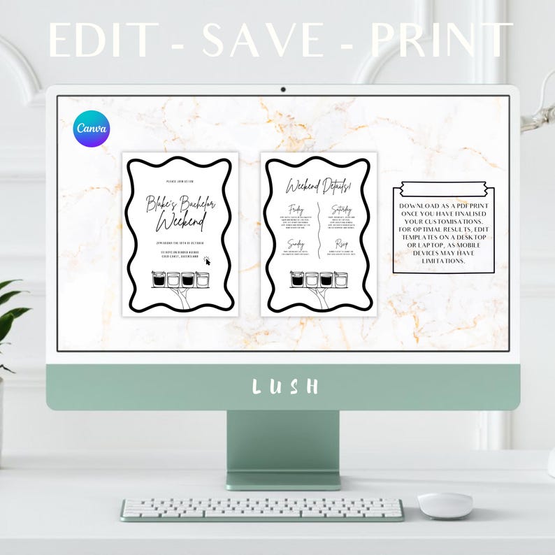 Hand Drawn Bachelor Party Invitation, Illustrated Bucks Invitation ...