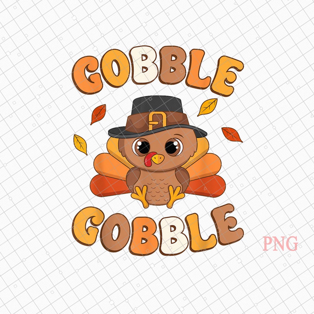 Gobble Turkey Png, Thanksgiving Clipart, Happy Thanksgiving Png, Turkey ...