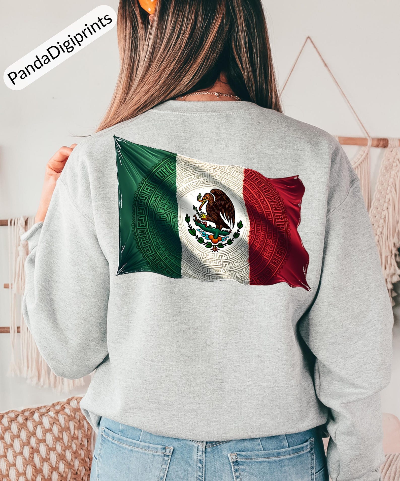 Aztec Mexican Flag SVG PNG: Vintage Sublimation Art (digital File) - Etsy