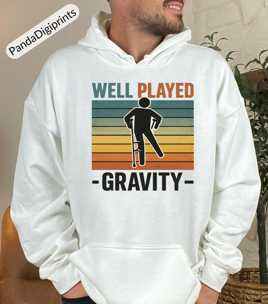 Well Played Gravity Svg, Funny Injury Png, Broken Bone Recovery Clipart ...