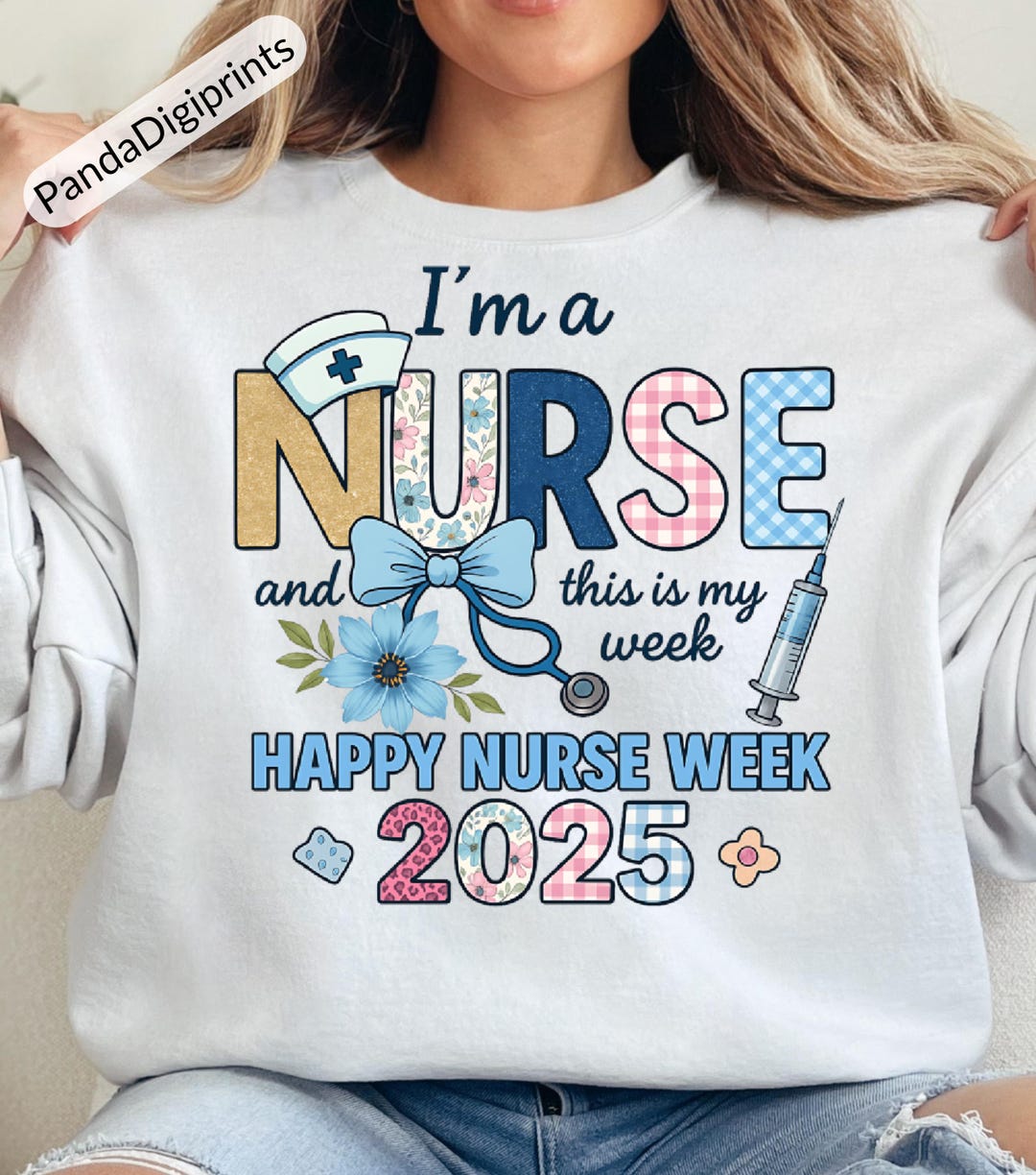 Happy Nurse Week 2025 Png Colorful Nurse Appreciation Design for RN LPN ...